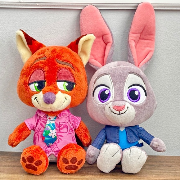 Disney | Toys | Disney Zootopia 2 Judy Hopps Bunny Nick Wilde Fox Plush ...